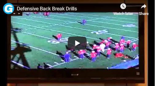 Defensive Back Break Drills - Football Toolbox