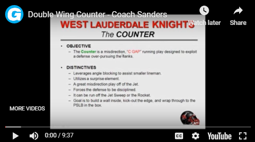 Double Wing Counter - Football Toolbox