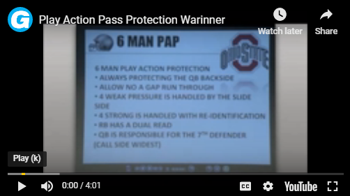 Play Action Pass Protection - Football Toolbox Play Action Pass Protection - Football Toolbox