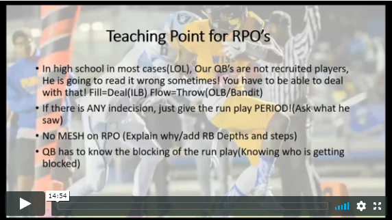 Utilizing Run/Pass Option - Football Toolbox