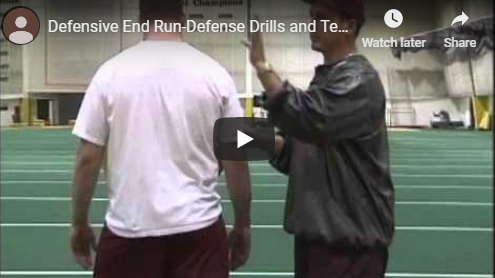Defensive End : Run Defense Techniques - Football Toolbox
