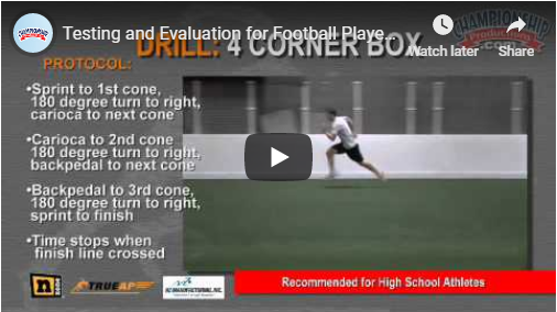 Agility: Four Corner Box Drill - Football Toolbox
