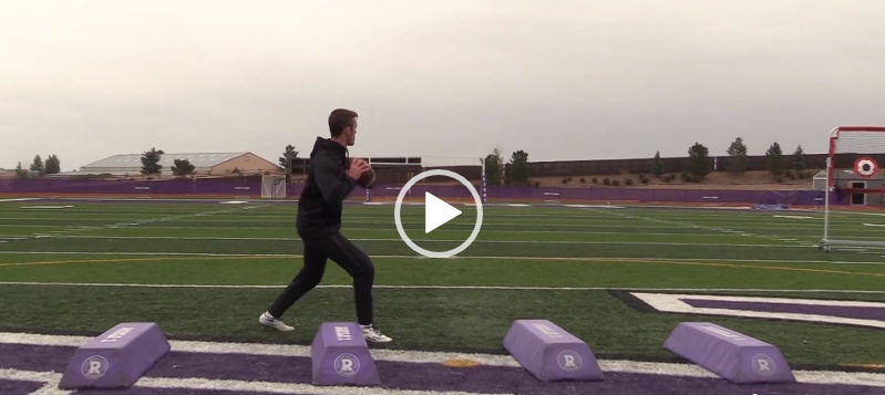 Slide and Climb Quarterback Bag Drill - Football Toolbox