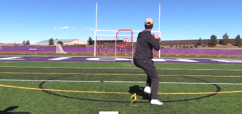 Quarterback Single Hurdle Step Over Drill - Football Toolbox
