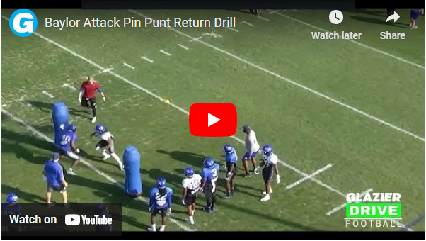Attack Pin Punt Return Drill - Football Toolbox
