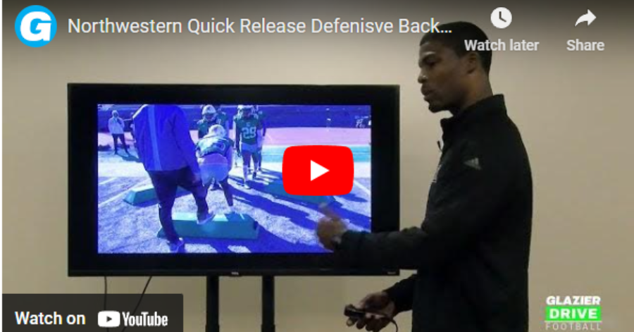 Northwestern Quick Release Defensive Backs Drill - Football Toolbox