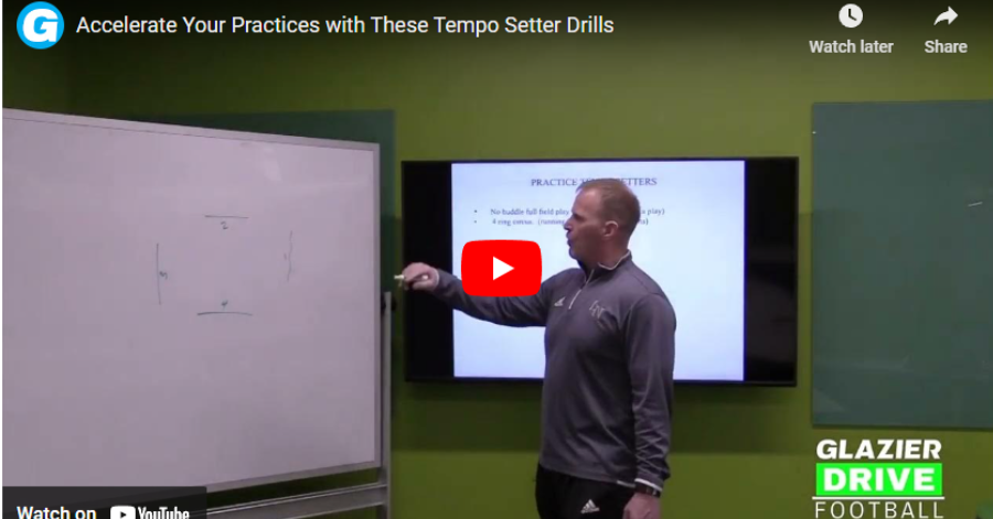 Tempo Setter Practice Drills - Football Toolbox