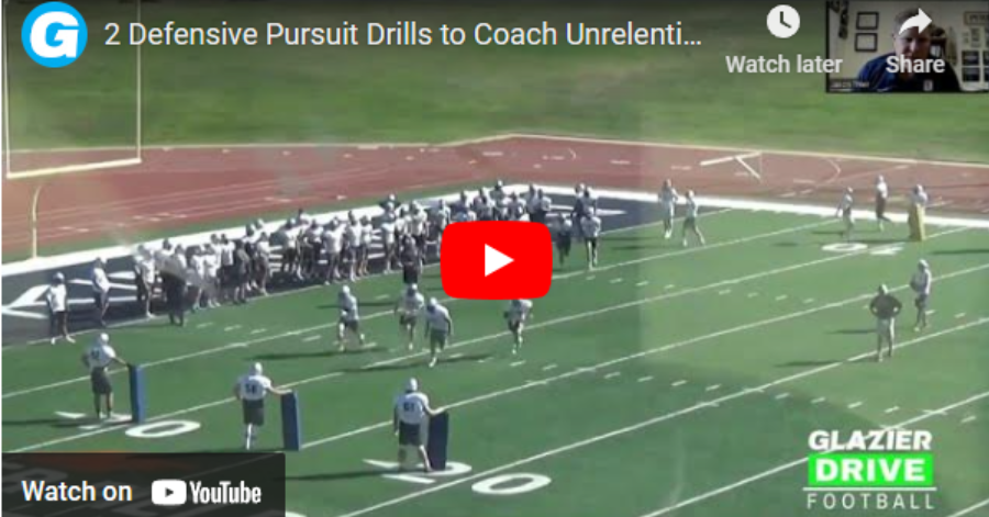 2 Pursuit Drills to Develop Relentless Defensive Effort - Football Toolbox