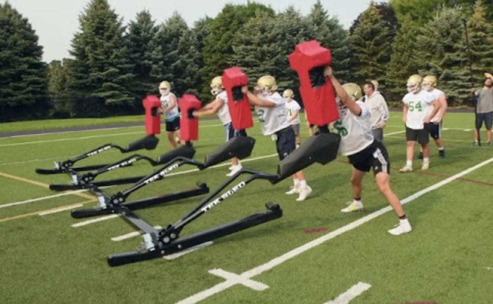 O-Line Zone Step Base Block Drill - Football Toolbox