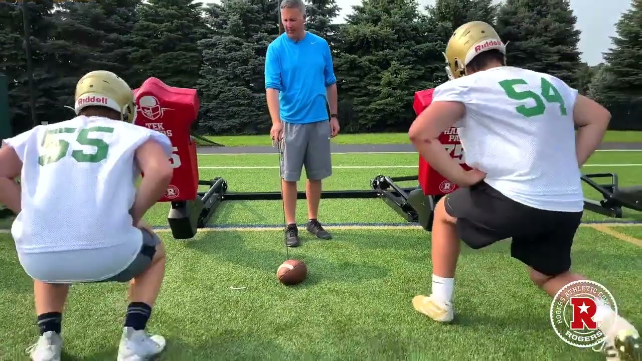 D-Line Visual Key Striking Drill - Football Toolbox