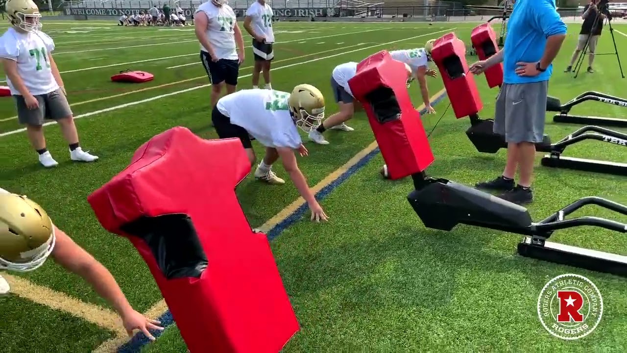 D-Line Visual Key 3 Point Stance Drill - Football Toolbox