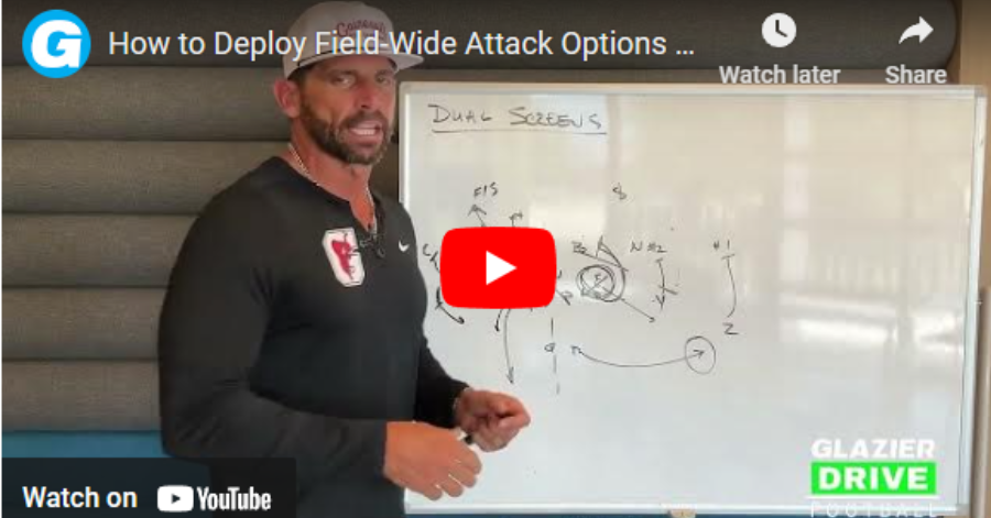 How to Deploy Field-Wide Attack Options with Dual Screens - Football ...
