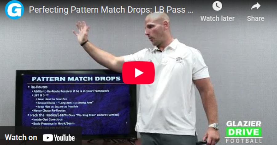 Perfecting Pattern Match Drops: LB Pass Coverage Drills & Techniques ...