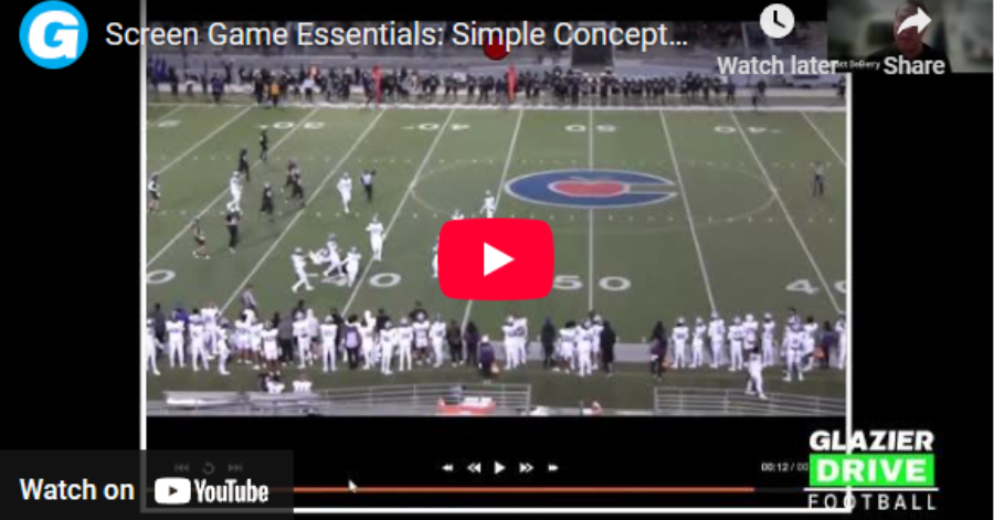 Screen Game Essentials: Simple Concepts that Move the Chains - Football ...
