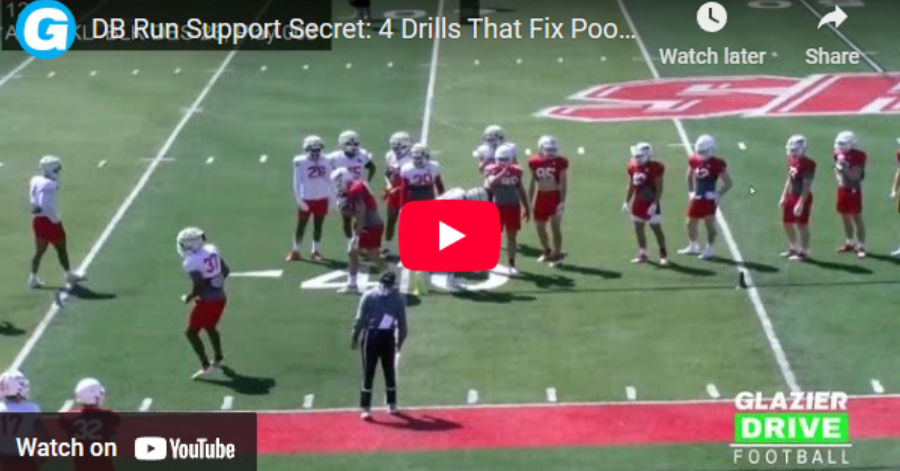 DB Run Support Secret: 4 Drills That Fix Poor Angles & Missed Tackles - Football Toolbox