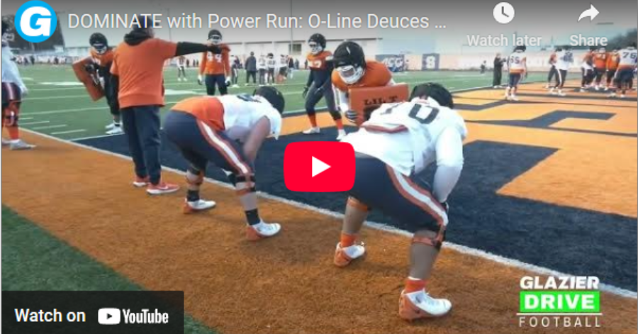 DOMINATE with Power Run O-Line Deuces & Aces Drills That WIN Games ...