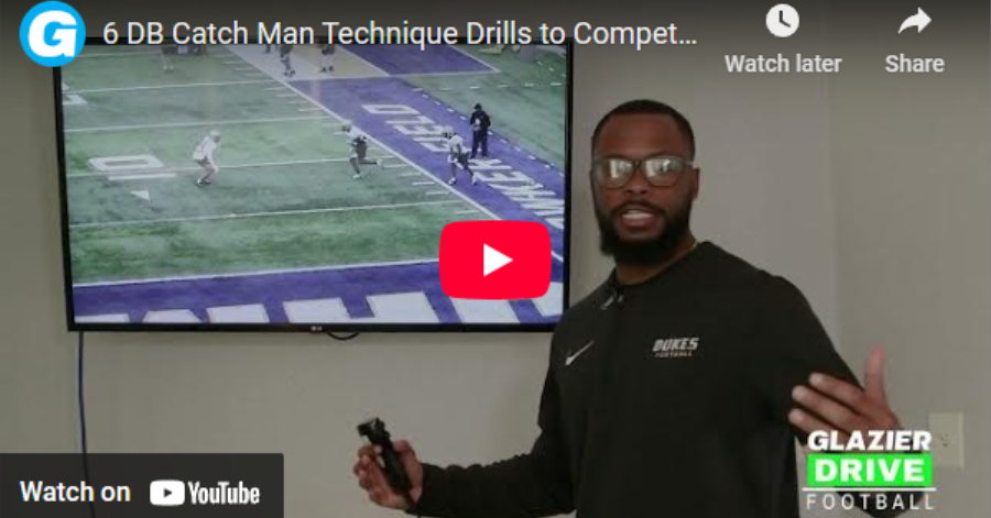 6 DB Catch Man Technique Drills to Compete & Finish - Football Toolbox