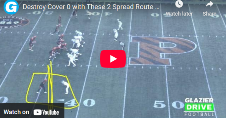 Destroy Cover 0 with These 2 Spread Routes - Football Toolbox