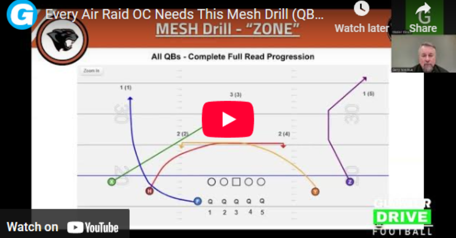 Every Air Raid OC Needs This Mesh Drill (QB Reads Simplified ...