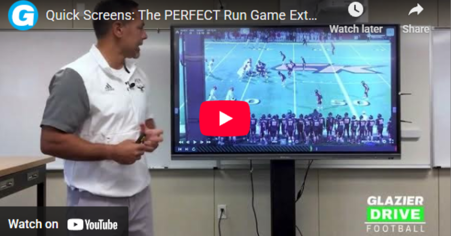 Quick Screens: The PERFECT Run Game Extension for Every Down - Football ...