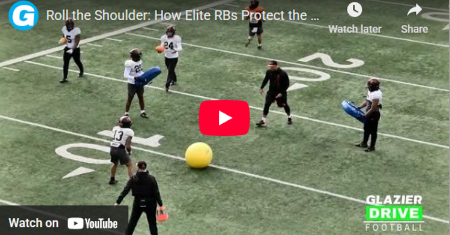 Roll the Shoulder: How Elite RBs Protect the Ball AND Fall Forward ...